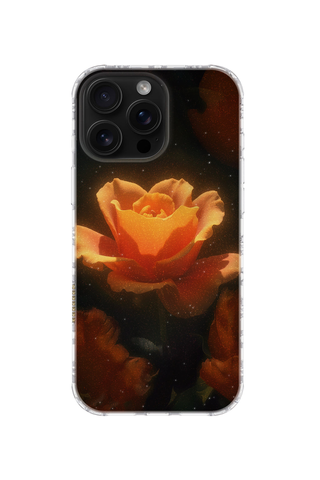 Saffron Rose Sparkle Premium iPhone Case with MagSafe - Natural ...